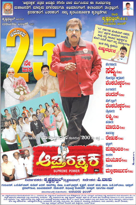 Vishnuvardhan Kannada Attore Aptharakshaka